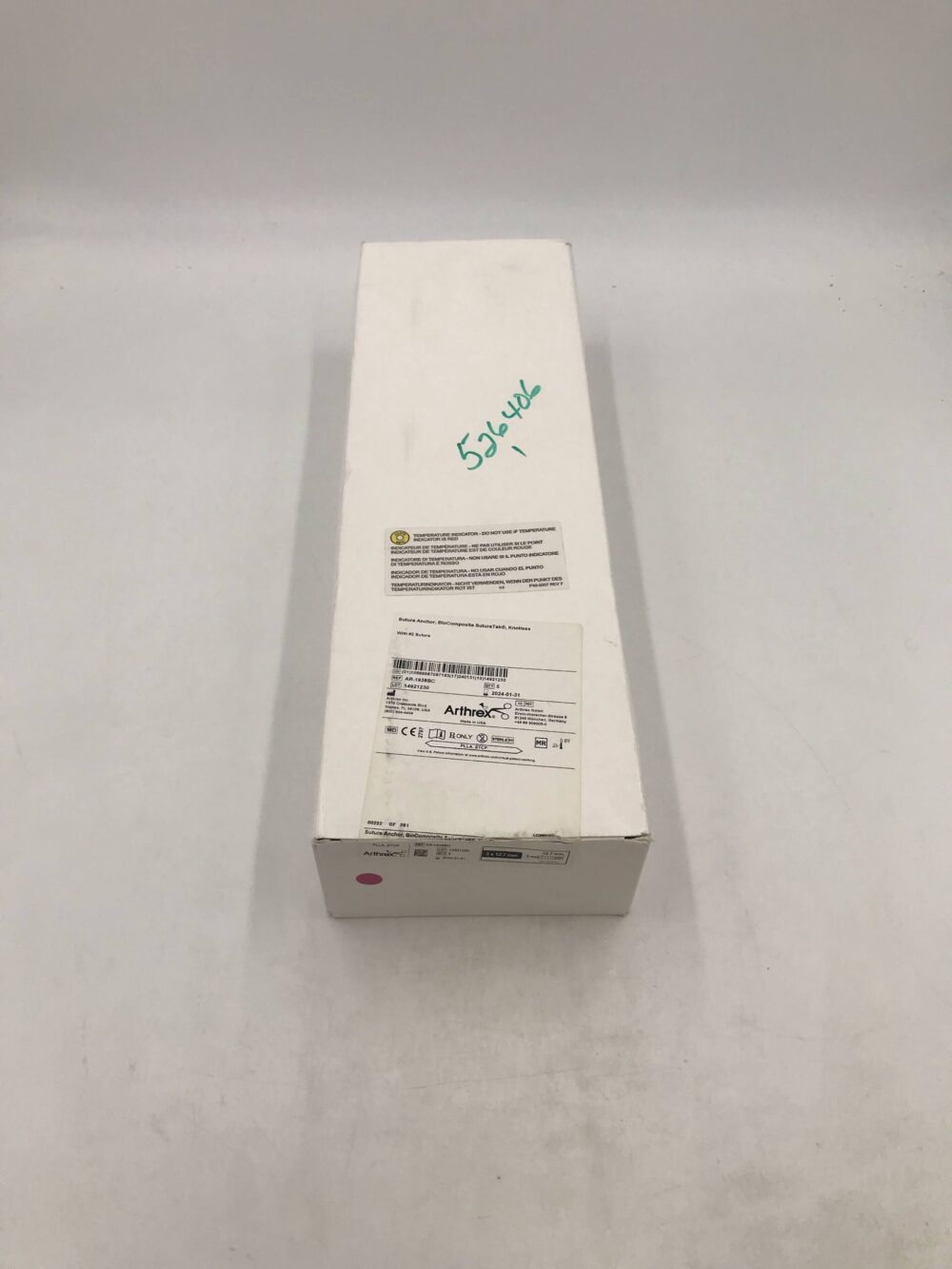 Arthrex AR-1938BC Suture Anchor BioComposite SutureTak Knotless (5/Box ...