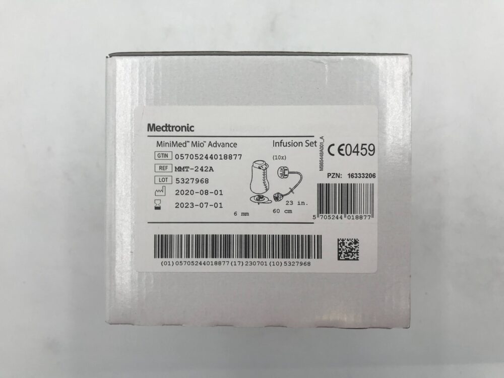 Medtronic MMT-242A MiniMed Mio Advance Infusion Set (10/Box) (X) - GB ...