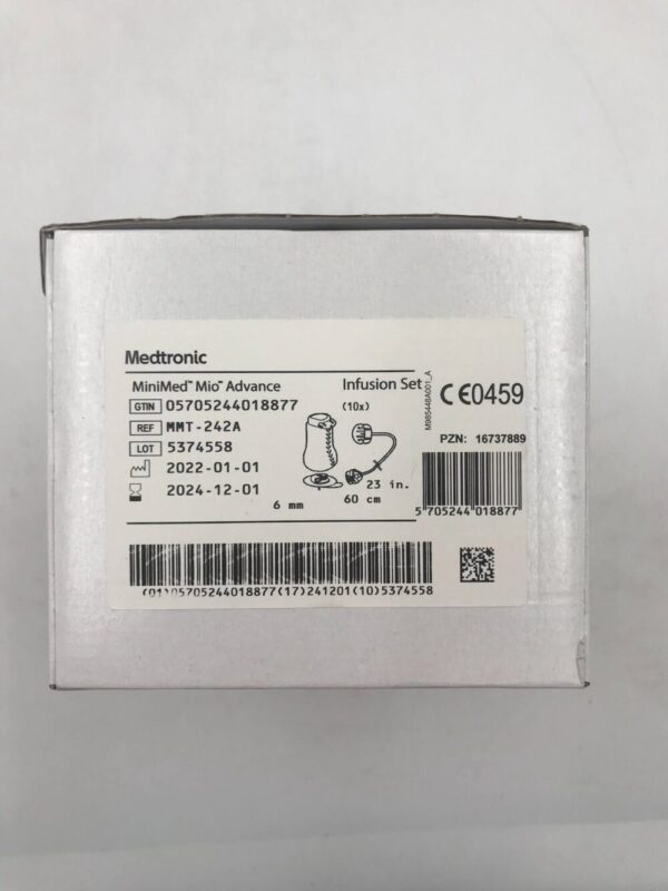 Medtronic MMT-242A MiniMed Mio Advance Infusion Set (10/Box) - GB TECH USA