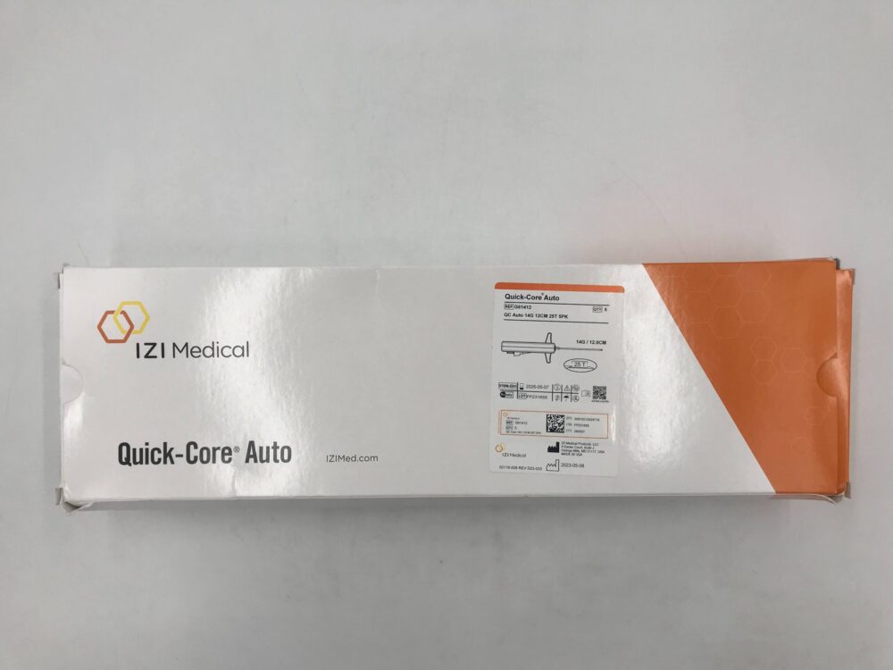 IZI Medical G61412 Quick-Core Auto 14G 12cm 25T (5/Box) - GB TECH USA