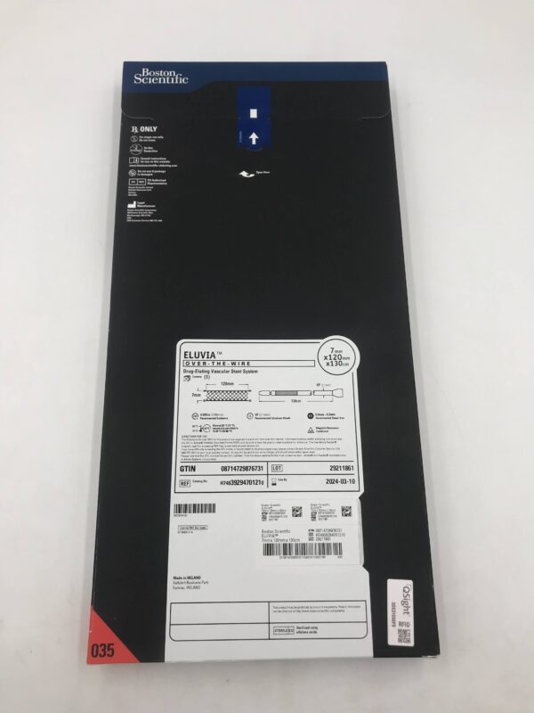 Boston Scientific 3929470121 Eluvia Over-The-Wire Drug-Eluting Vascular ...