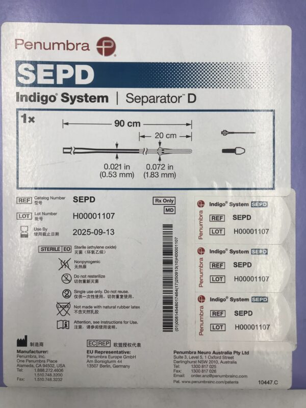 Penumbra SEPD Indigo System Separator D 90cm – GB TECH USA