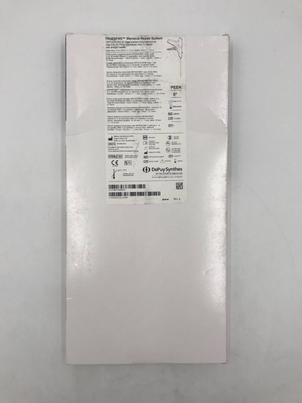 Depuy/Medos 228150 Truespan Meniscal Repair System Peek 0° (X) - GB ...