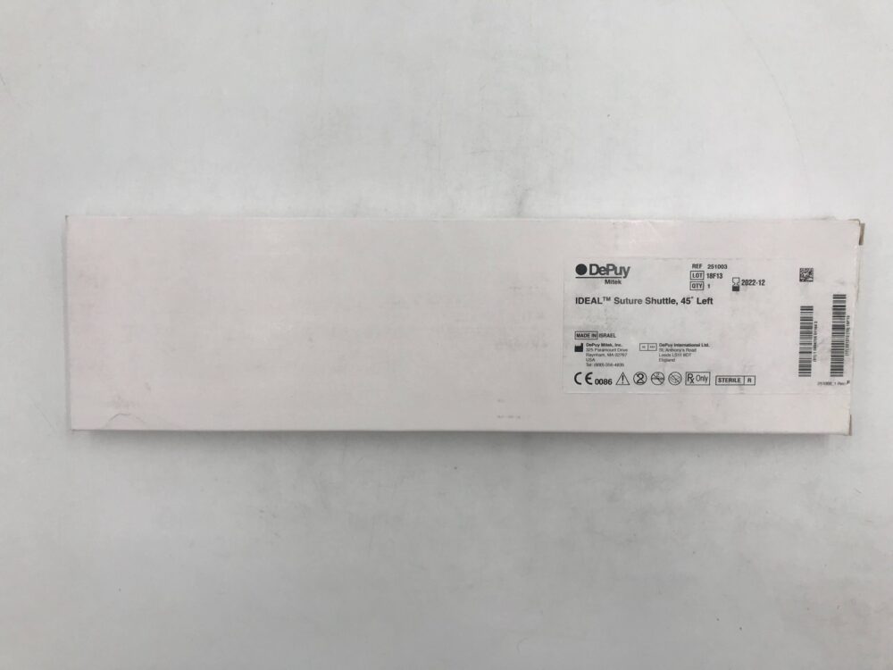 DePuy 251003 Ideal Suture Shuttle 45° Left (X) - GB TECH USA