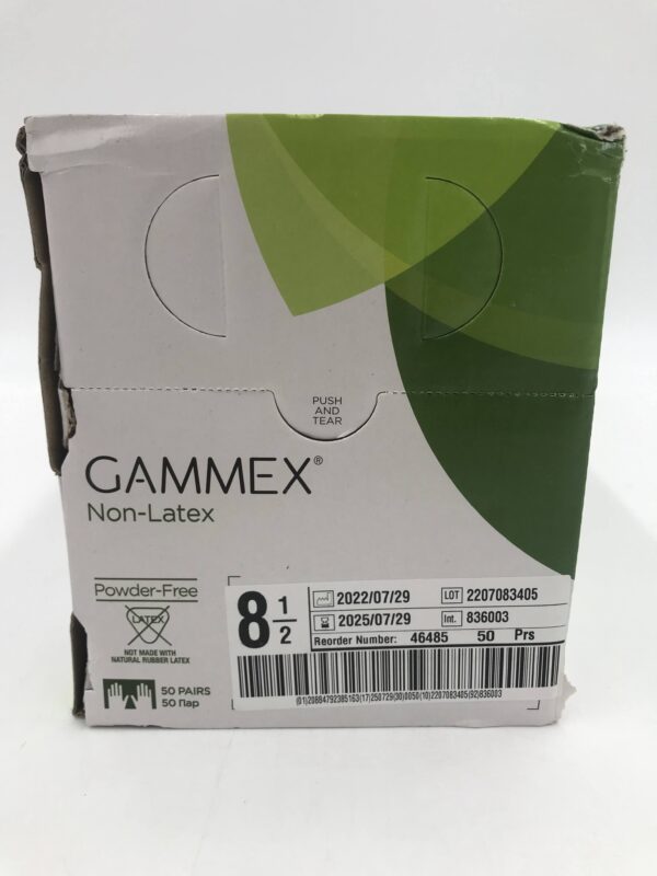 Ansell 46485 Gammex Non-Latex Powder-Free Surgical Gloves Size8.5 ...