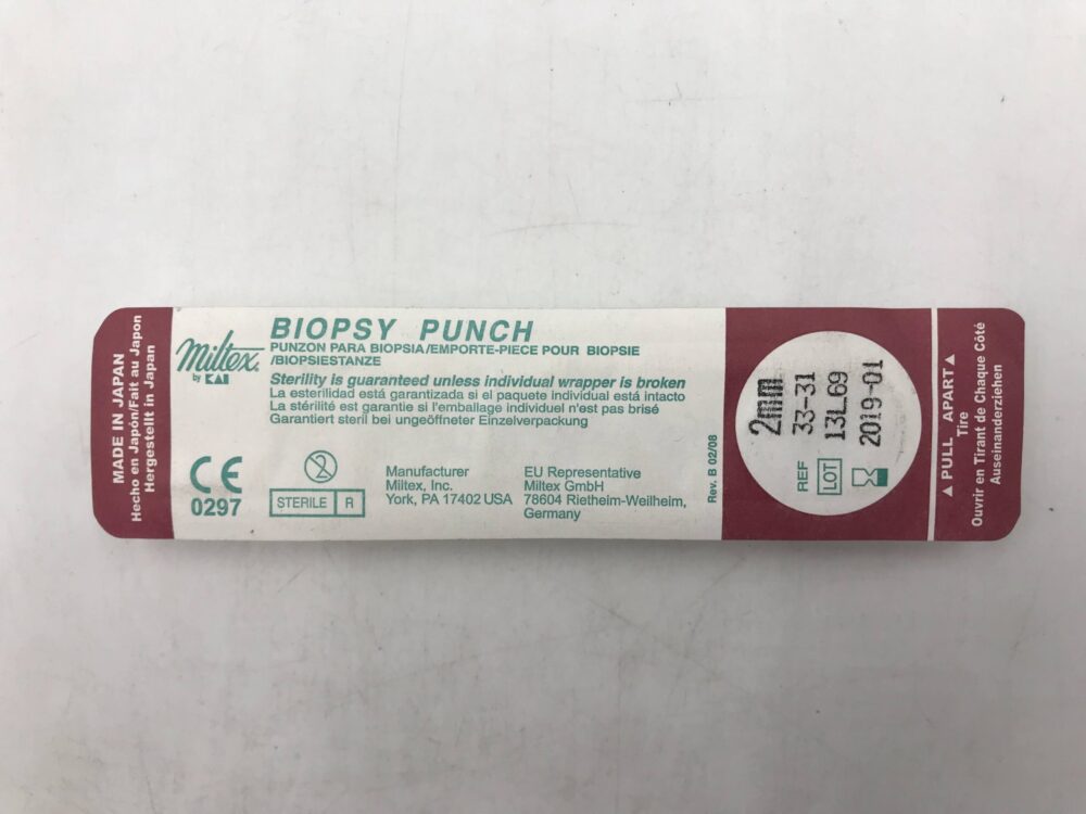 Miltex 33-31 Biopsy Punch 2mm (X) - GB TECH USA