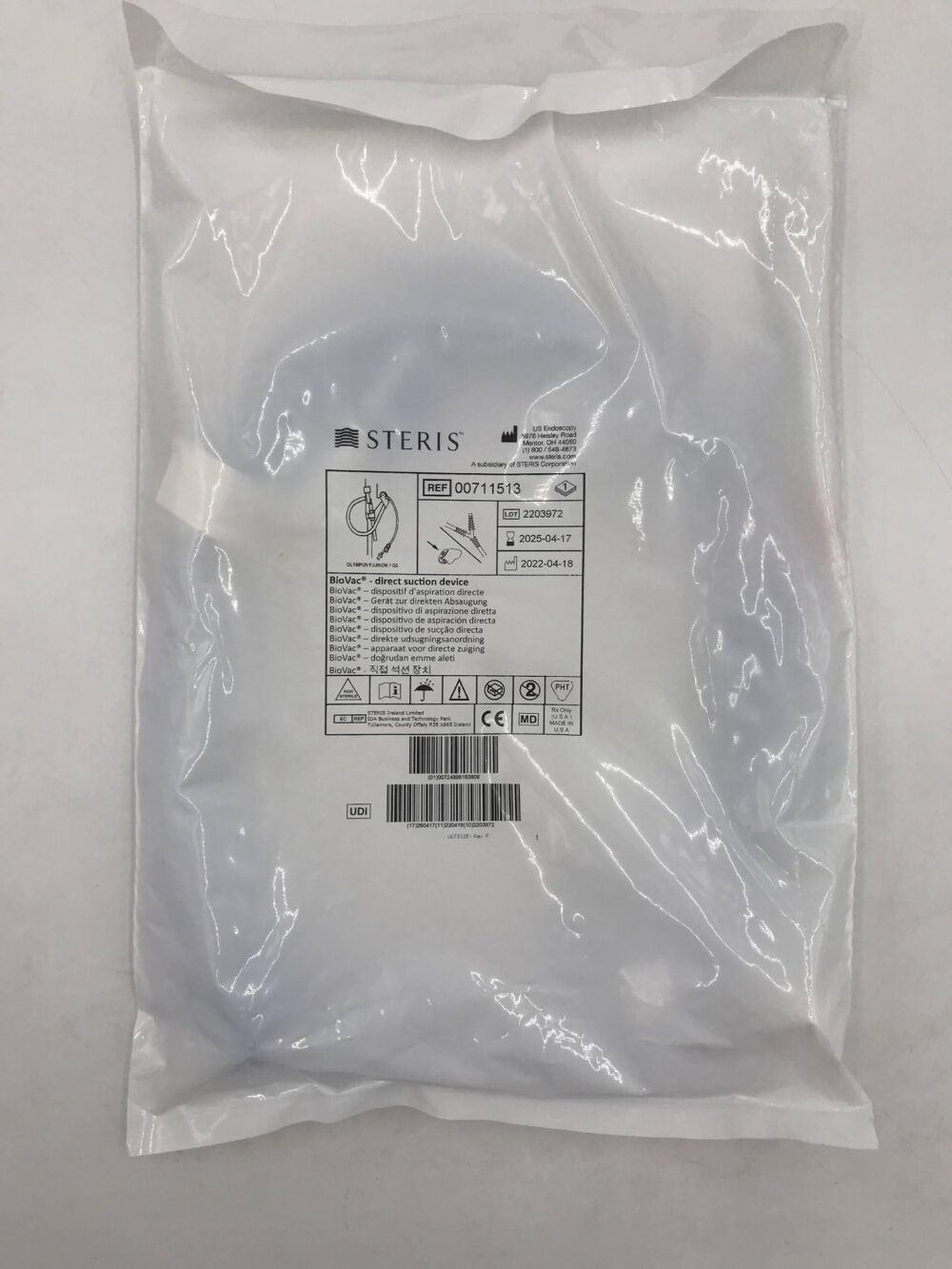 US Endoscopy 00711513 Steris BioVac Direct Suction Device - GB TECH USA