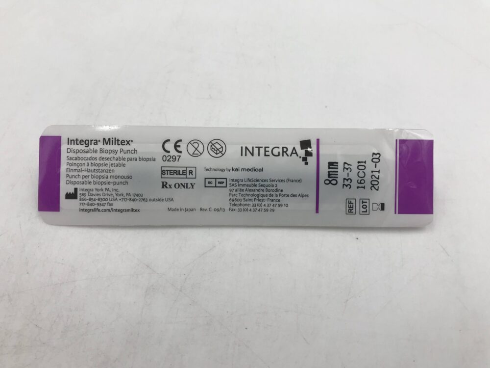 Integra 33-37 Miltex Biopsy Punch 8mm (X) - GB TECH USA