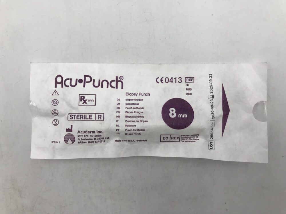 Acuderm P8 Acu-Punch Biopsy Punch - GB TECH USA