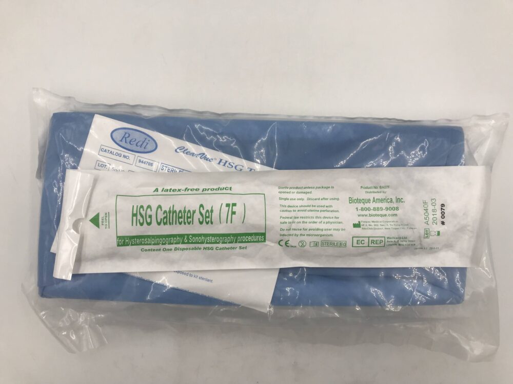 PanPac Medical BA07F HSG Catheter Set 7F and HSG Tray (X) - GB TECH USA