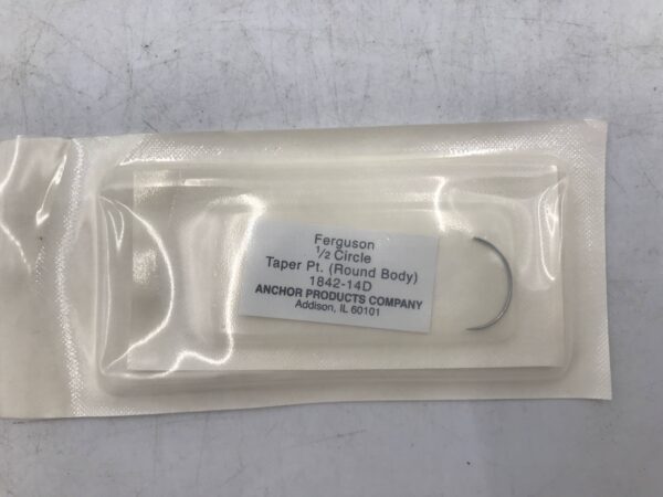 Anchor 1842-14D Surgical Needles Ferguson 1/2 Circle Taper Pt. – GB ...