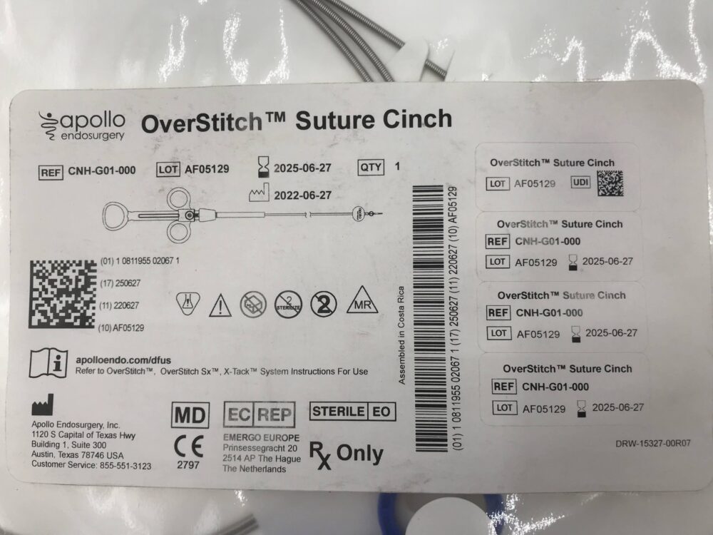 Apollo CNH-G01-000 OverStitch Suture Cinch – GB TECH USA