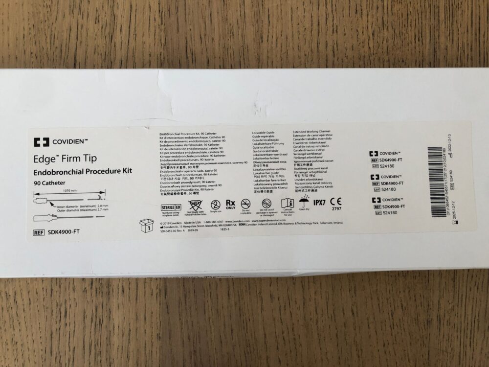 COVIDIEN SDK4900-FT Edge Firm Tip Endobronchial Procedure Kit 90 ...
