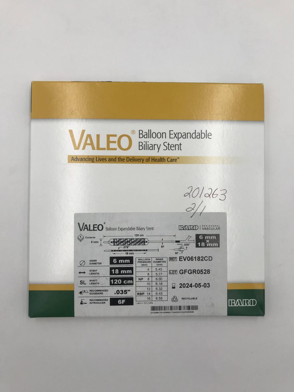 Balloon Expandable Biliary Stent - GB TECH USA