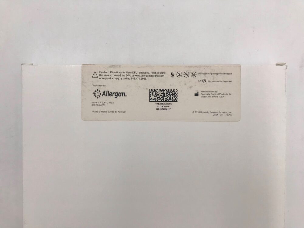 ALLERGAN SZ68450 Natrelle Style Single Use Saline Breast Implant Sizer ...