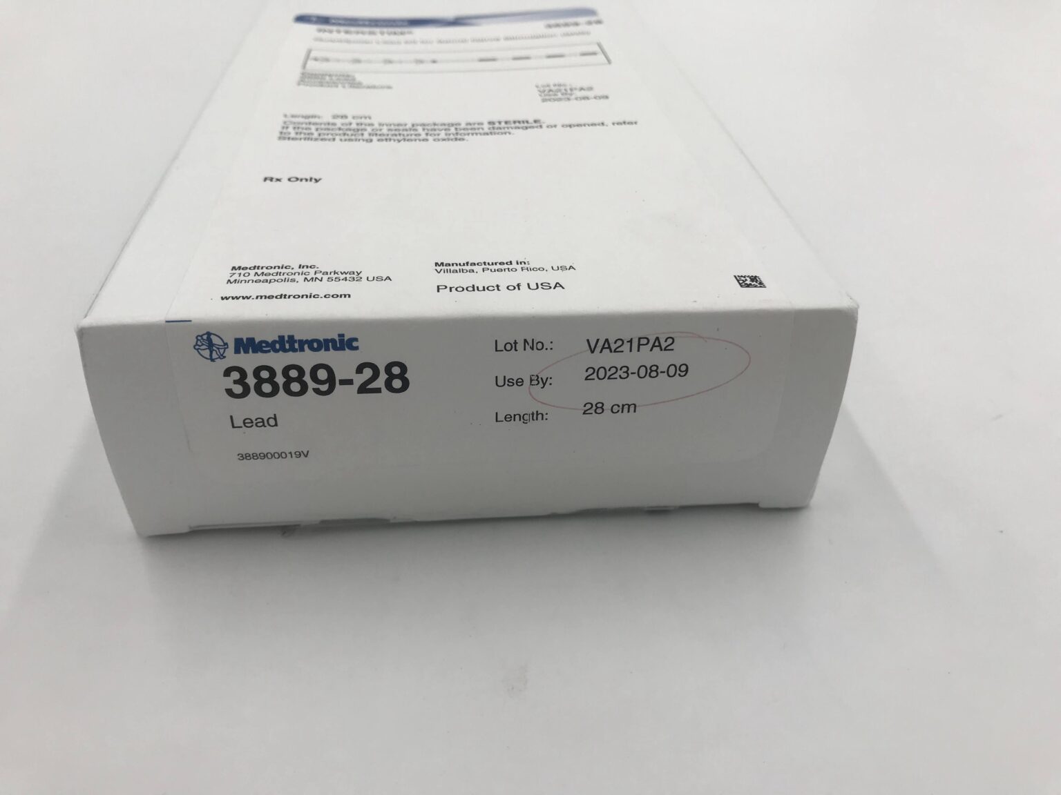 MEDTRONIC 3889-28 Interstim Quadripolar Lead Kit For Sacral Nerve ...