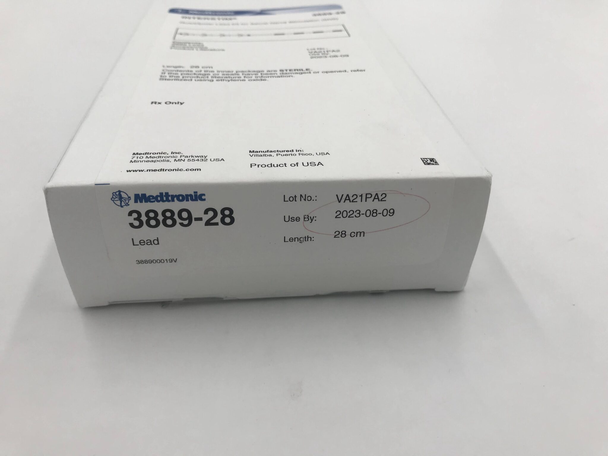 MEDTRONIC 3889-28 Interstim Quadripolar Lead Kit For Sacral Nerve ...