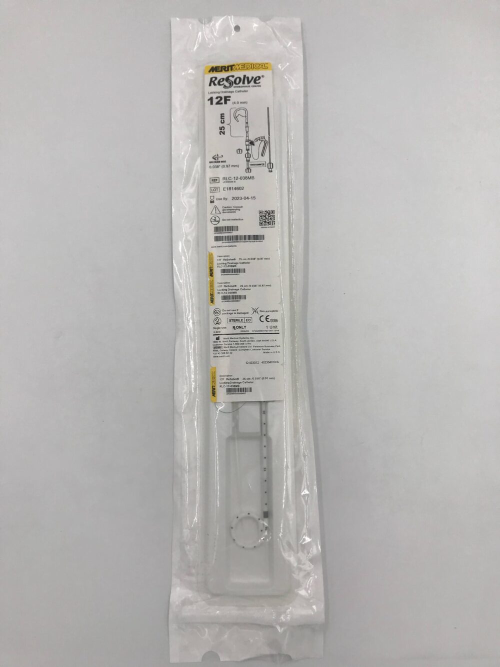 Hydrophilic Coated Locking Drainage Catheter - GB TECH USA
