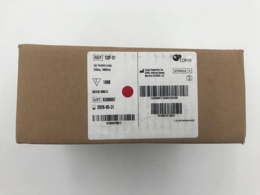 COPAN COP-S1 Flexible Loops 1uL (25/Bag, 1000/Case) - GB TECH USA