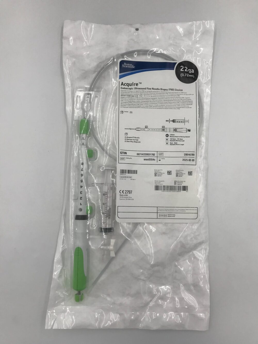 BOSTON SCIENTIFIC 5554 Acquire Endoscopic Ultrasound Fine Needle Biopsy ...