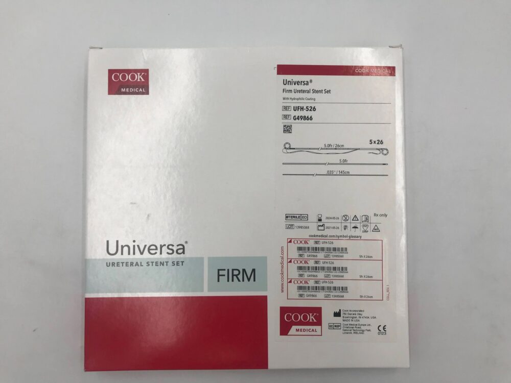 COOK G49866 Universa Firm Ureteral Stent Set 5F/26cm(X) - GB TECH USA