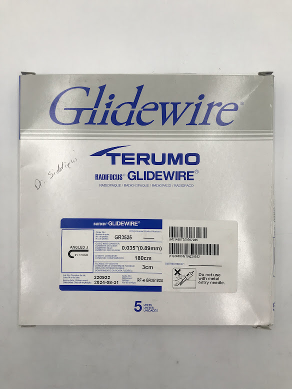 TERUMO GR3525 Radifoucs Glidewire Angled J 3cm x 180cm (5/Box) (X) - GB ...