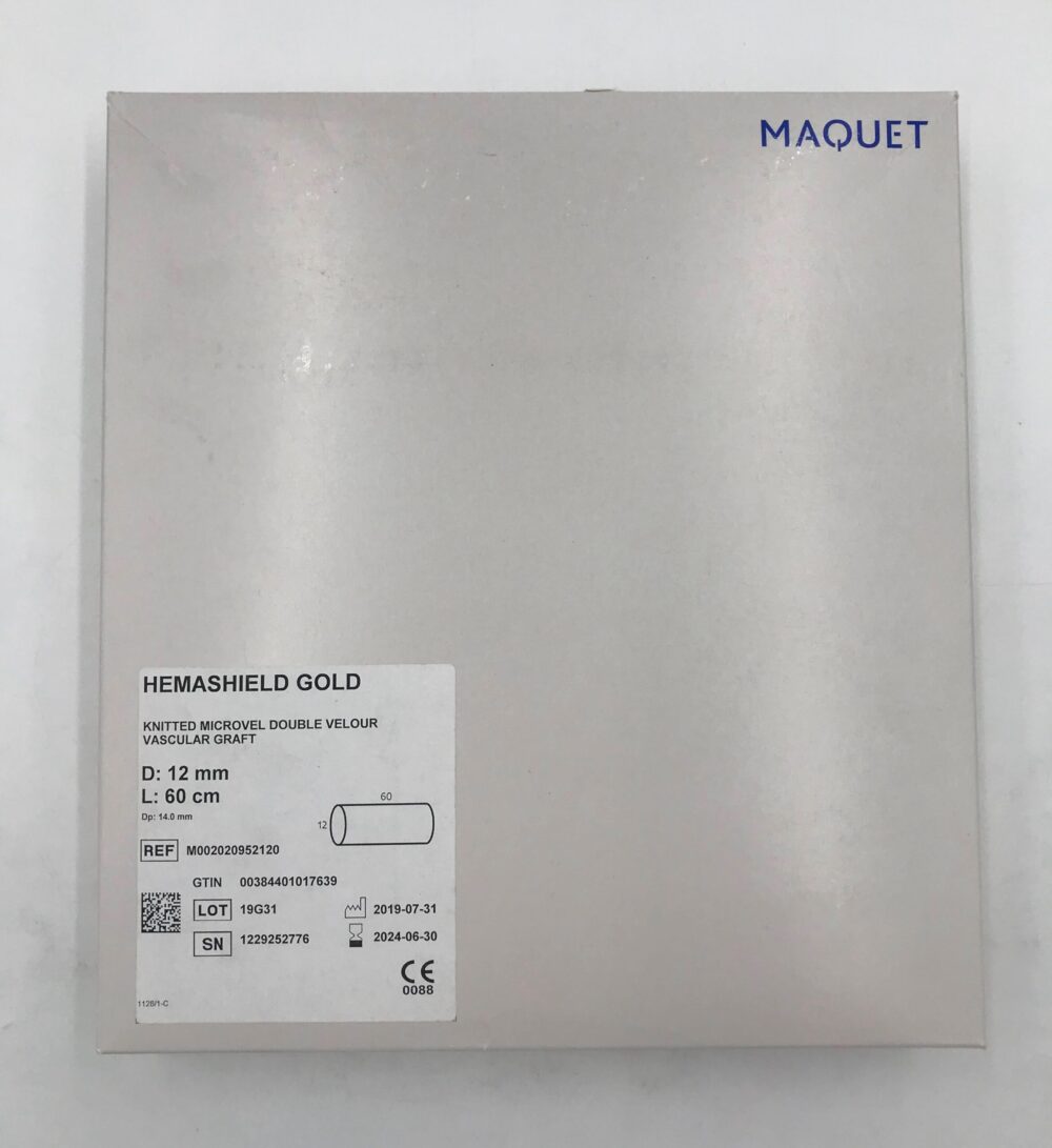 MAQUET M002020952120 Hemashield Gold Knitted Microvel Double Velour ...