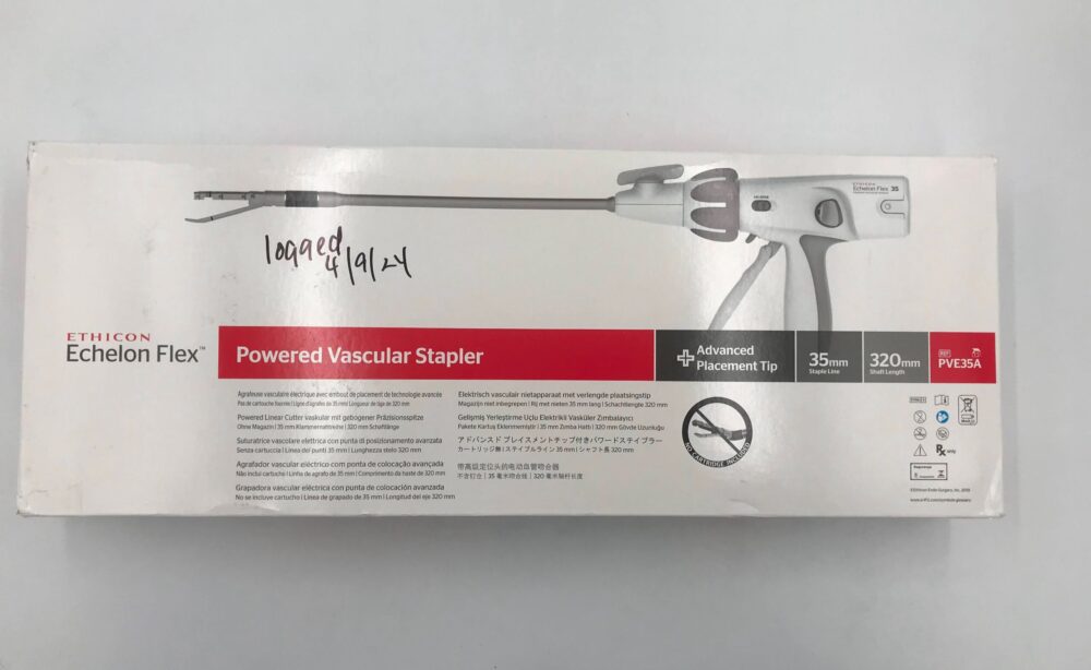 ETHICON PVE35A Echelon Flex Powered Vascular Stapler Advance Placement Tip 35mm x 320mm(X) - GB ...