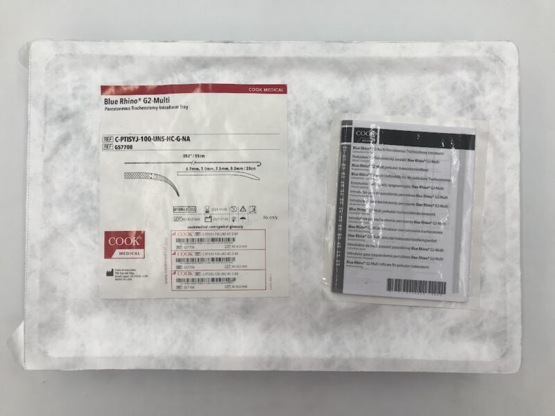 COOK G57708 Blue Rhino G2-Multi Percutaneous Tracheostomy Introducer ...