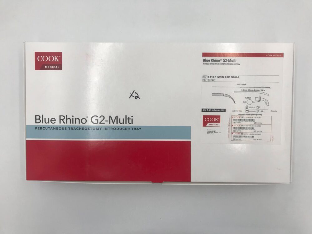 COOK G57717 Blue Rhino G2-Multi Percutaneous Tracheostomy Introducer ...