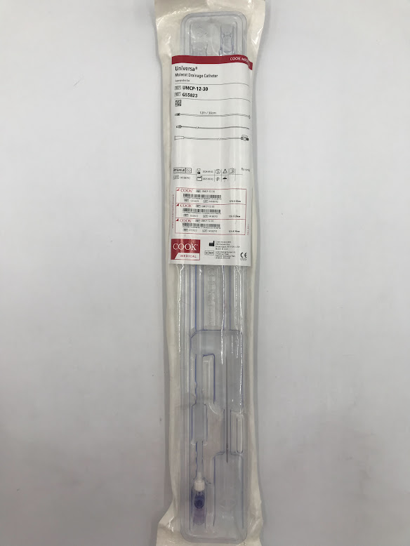 COOK G55823 Universa Malecot Drainage Catheter Suprapubic Set 12Fr/30cm ...