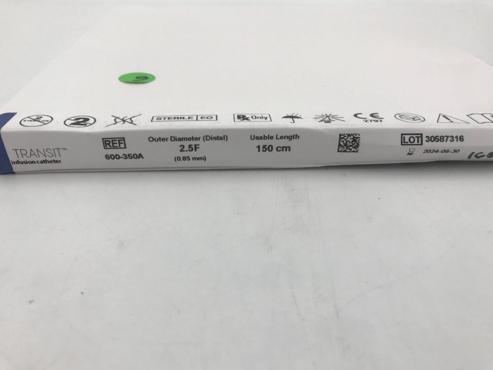 MEDOS 600-350A TRANSIT Infusion Catheter 2.5F-2.8F x 150cm (X) - GB ...