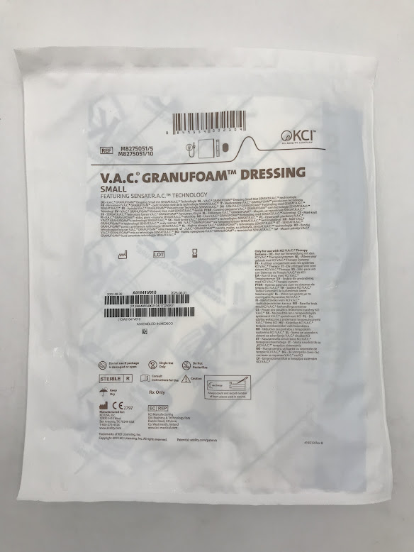 KCI M8275051 V.A.C. GranuFoam Dressing Small – GB TECH USA