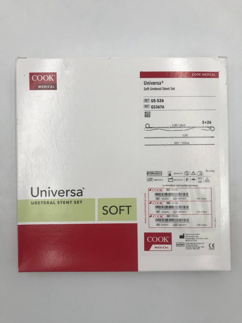 COOK G53676 Universa Soft Ureteral Stent Set 5Fr x 26cm (X) – GB TECH USA