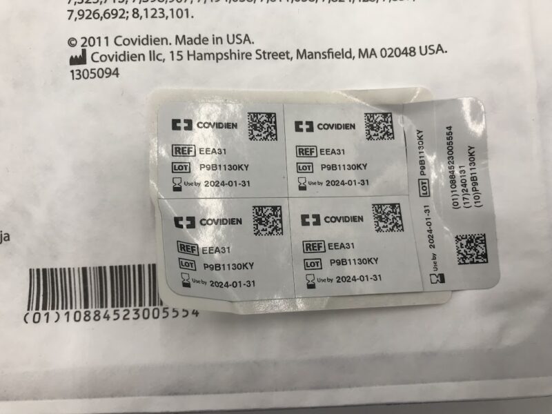 COVIDIEN EEA31 EEA AutoSuture Circular Stapler w/DST Series Technology ...