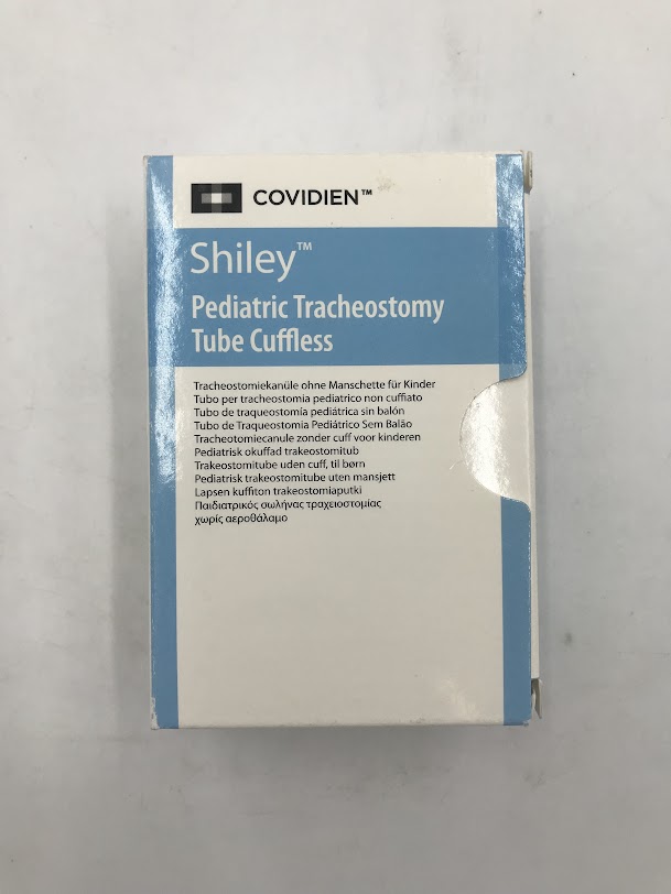 COVIDIEN 3.0PED Shiley Pediatric Tracheostomy Tube Cuffless 3.0mm I.D ...