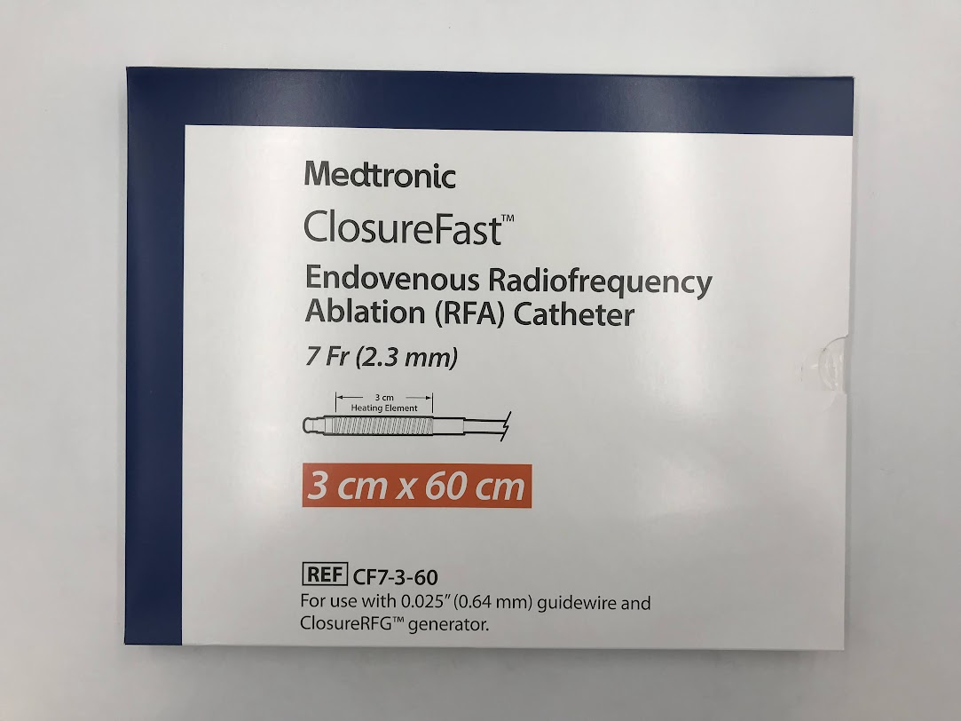 MEDTRONIC CF7-3-60 ClosureFast Endovenous Radiofrequency Ablation (RFA ...