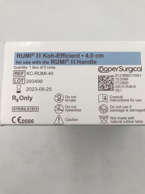 COOPER SURGICAL KC-RUMI-40 Rumi II Koh-Efficient Electrosurgry 4.0cm ...