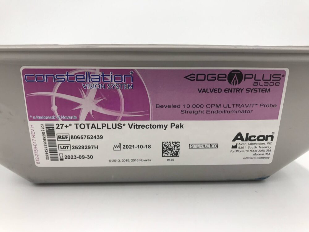 ALCON 8065752439 Constellation Vision System 27+ TOTALPLUS Vitrectomy ...