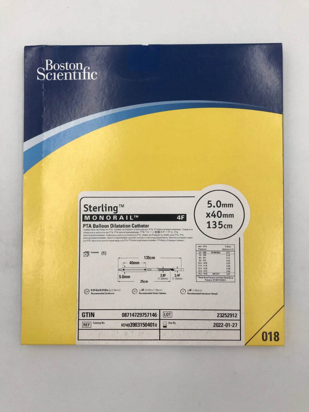 Monorail PTA Balloon Dilatation Catheter – GB TECH USA