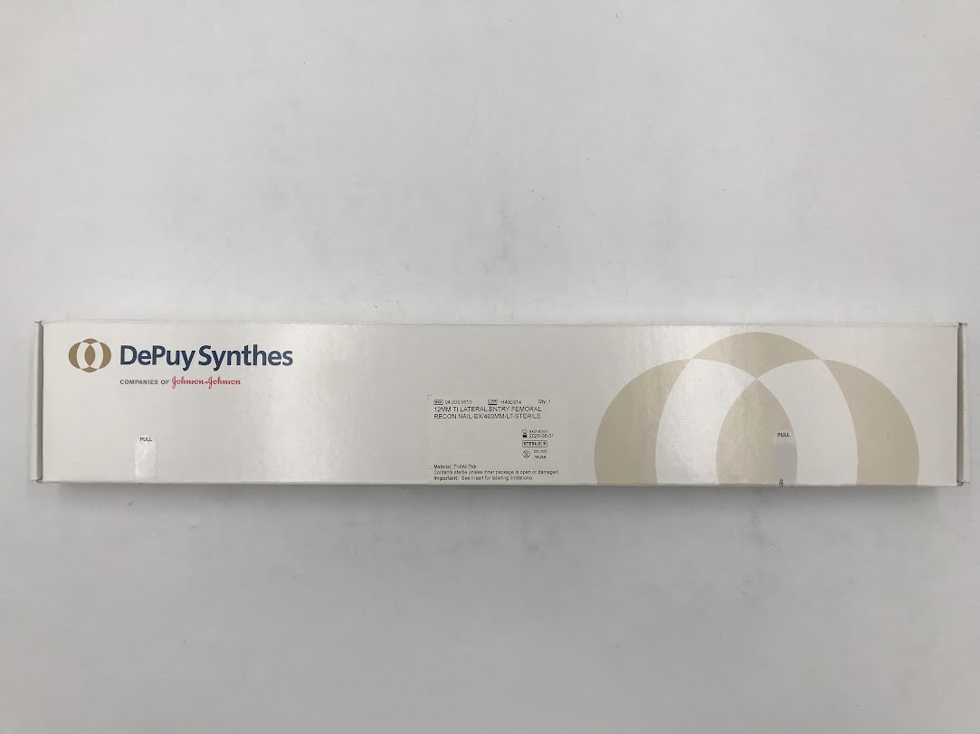 SYNTHES 04.003.561S Ti Lateral Entry Femoral Recon Nail-Ex LT 12mm x ...