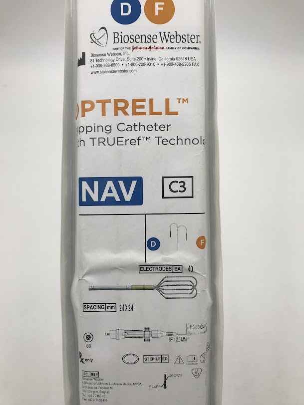 BIOSENSE WEBSTER D142901 Optrell Mapping Catheter w/TRUEref Technology ...