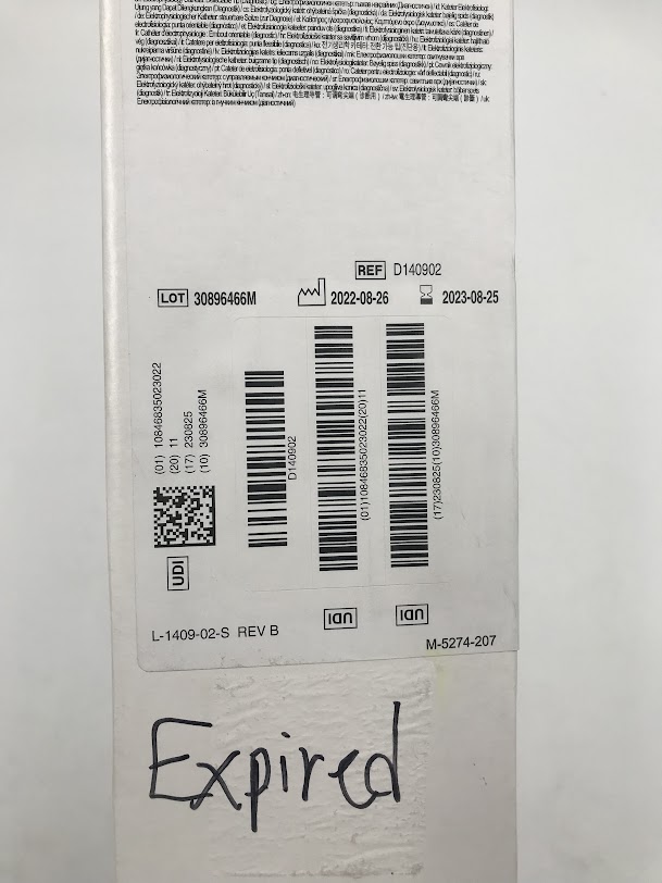 BIOSENSE WEBSTER D140902 Optrell Mapping Catheter w/TRUEref Technology ...