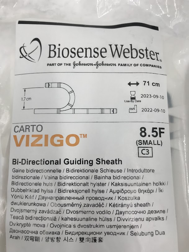 BIOSENSE WEBSTER D138501 Carto Vizigo Bi-Directional Guiding Sheath ...