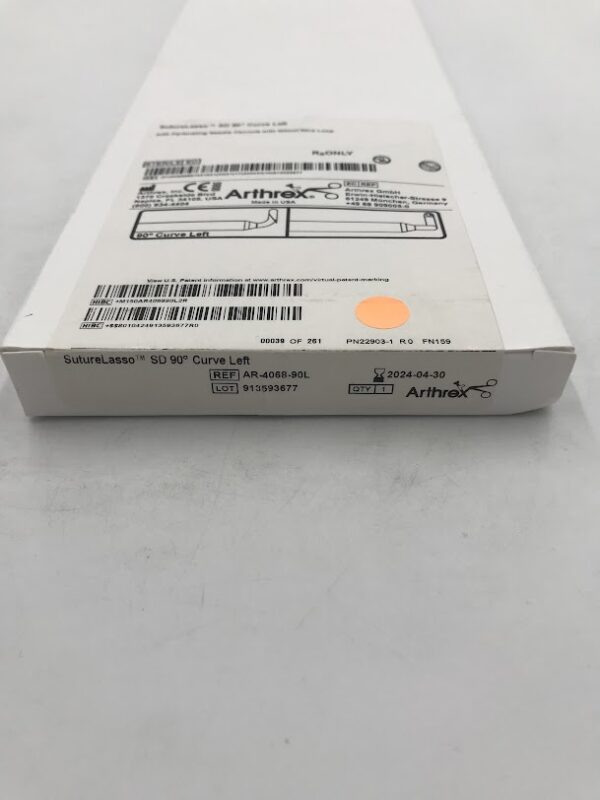 ARTHREX AR-4068-90L SutureLasso SD 90° Curve Left (X) - GB TECH USA